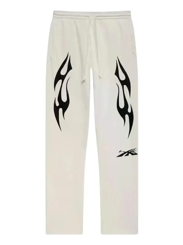 HELLSTAR Gra+hic-print Track Pants - Neutrals