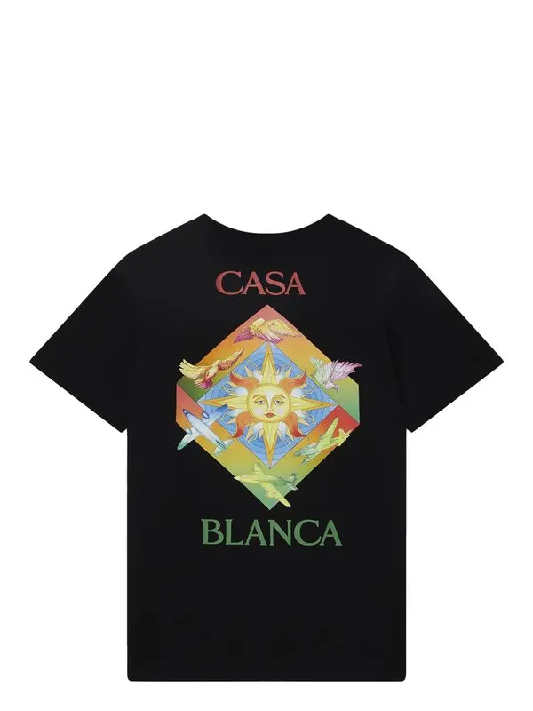 Casablanca Les Elements Short Sleeve T-shirt - Multicolor
