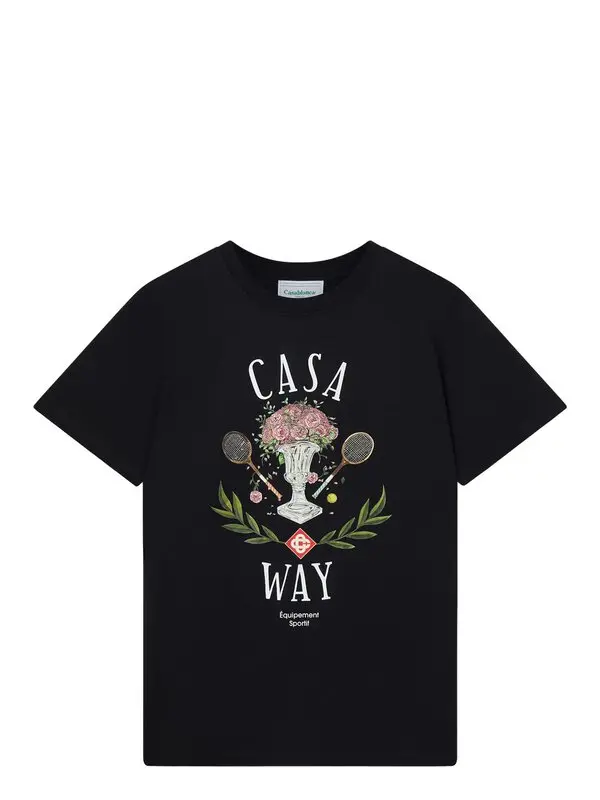 Casablanca Casa Way Short Sleeve T-shirt - Multicolor