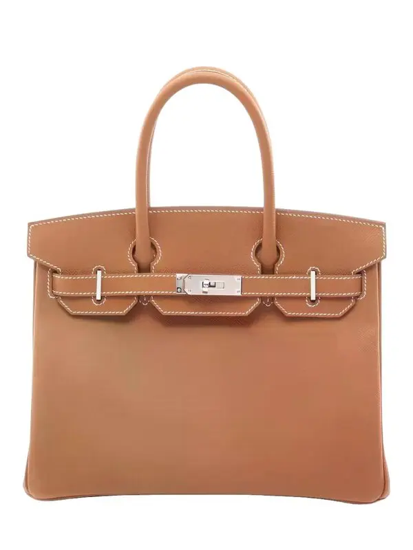 Hermès 2024 30 Birkin Tote Bag - Brown