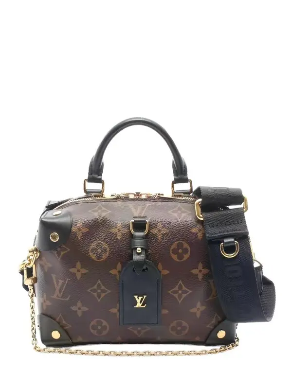 LOUIS VUITTON Petite Malle Souple Monogram Tote Bag - Brown