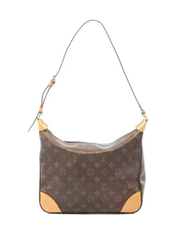 LOUIS VUITTON Boulogne Monogram Leather-handle Shoulder Bag - Brown