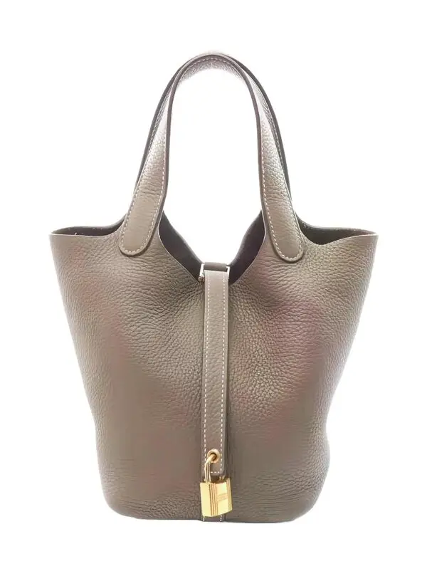 Hermès 2020 Pm Picotin Lock Leather Tote - Neutrals
