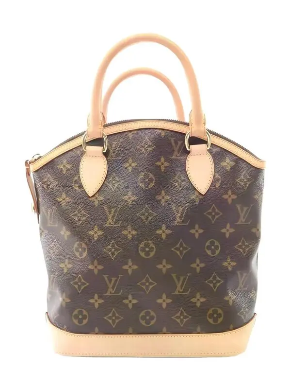 LOUIS VUITTON 2006 Lockit Monogram Handbag - Brown