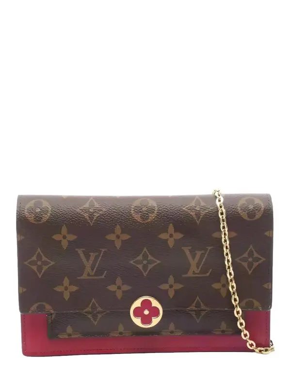 LOUIS VUITTON 2020 Portefeuille Flore Monogram Shoulder Bag - Brown
