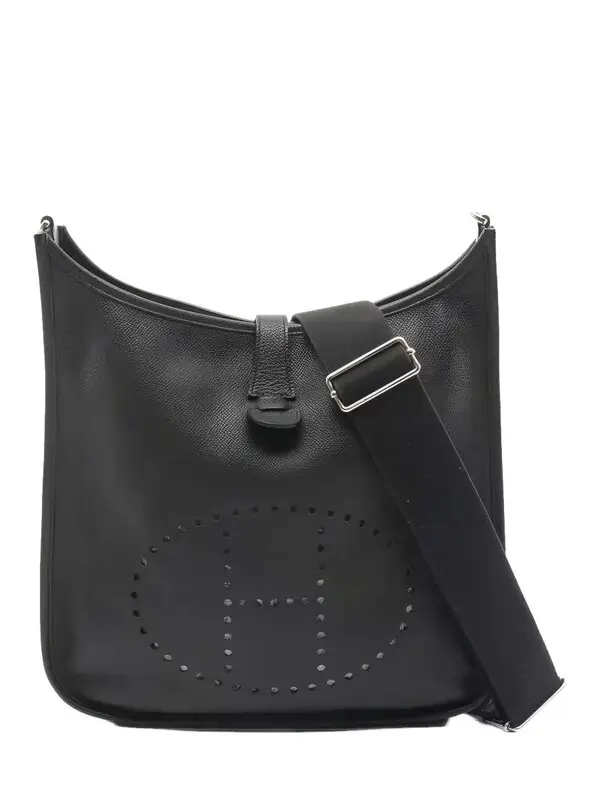 Hermès Gm Evelyn Iii Leather Shoulder Bag - Black