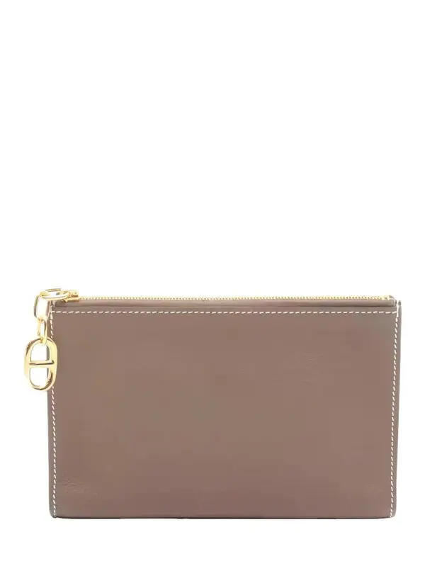 Hermès 2025 Gold Hardware Pouch - Neutrals