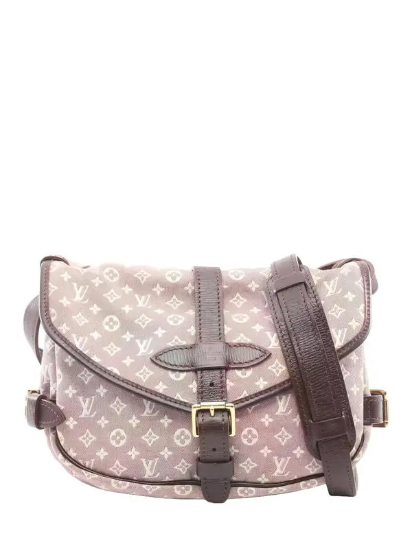 LOUIS VUITTON 2012 Saumur Monogram Shoulder Bag - Pink