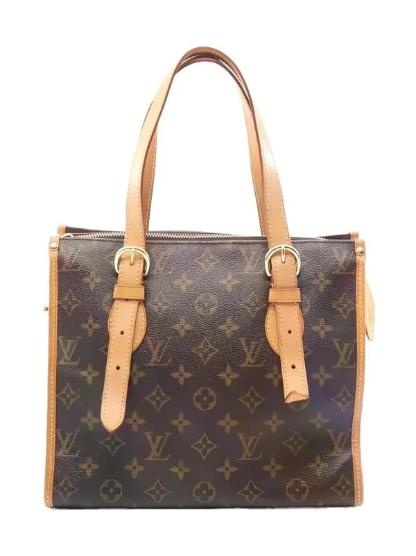 LOUIS VUITTON 2007 Popincourt Haut Monogram Tote Bag - Brown