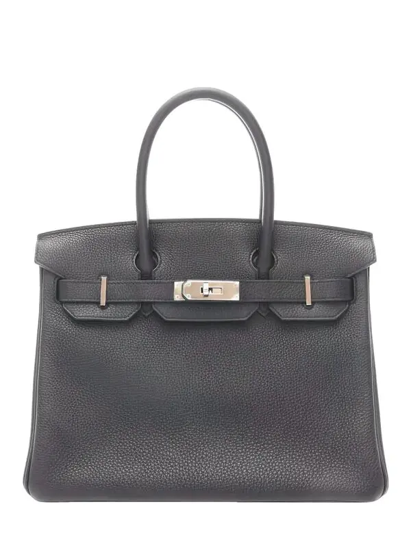 Hermès 2016 Birkin 30 Top Handle Tote Bag - Black