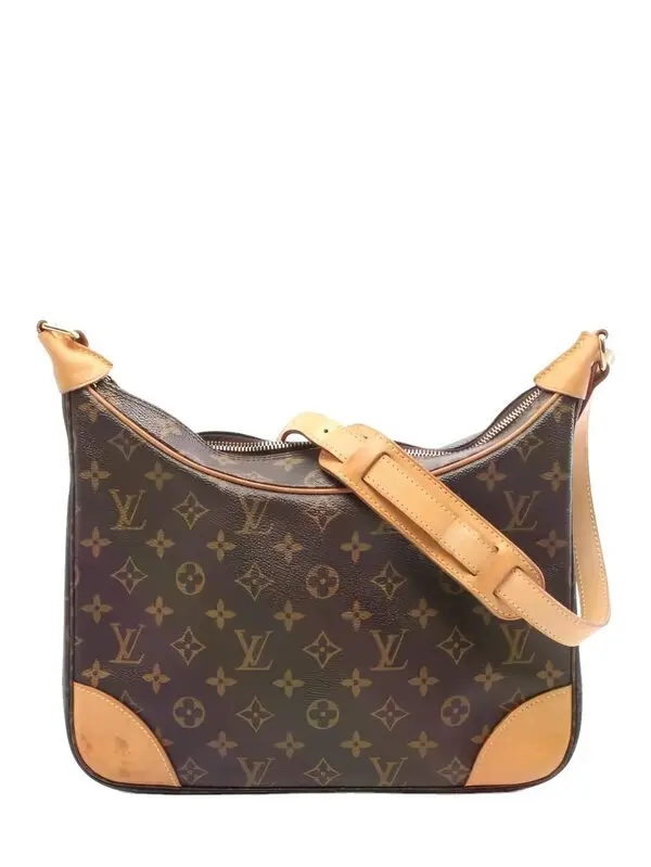 LOUIS VUITTON 2003 Pm Boulogne Leather Shoulder Bag - Brown