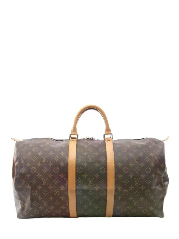 LOUIS VUITTON 1996 Monogram Boston Bag - Brown