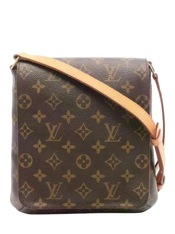 LOUIS VUITTON 2004 Musette Salsa Monogram Shoulder Bag - Brown