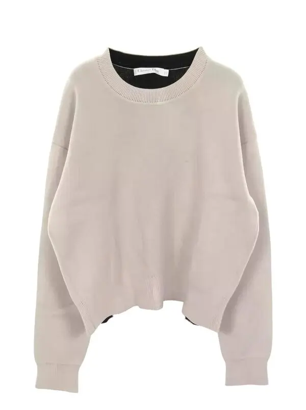 Dior J'adior Boxy Knit Sweater - Neutrals