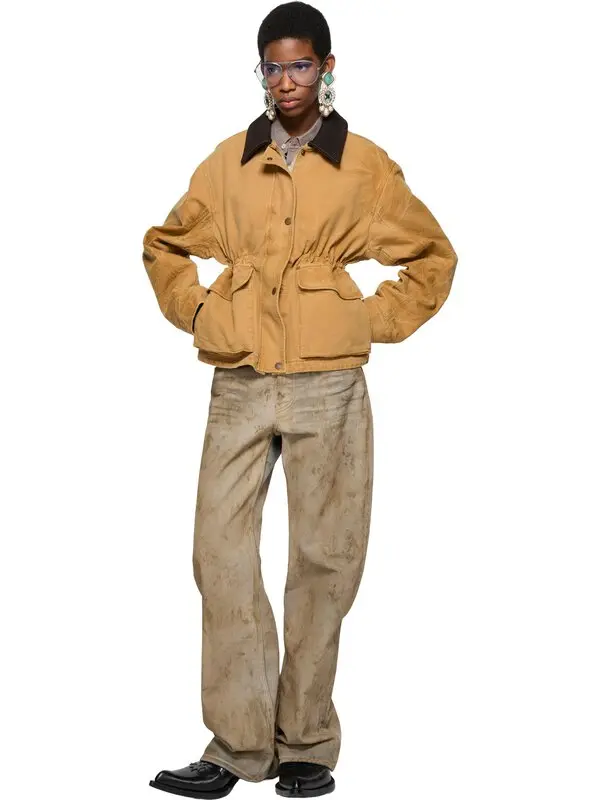 Acne Studios Canvas Jacket - Rust Brown