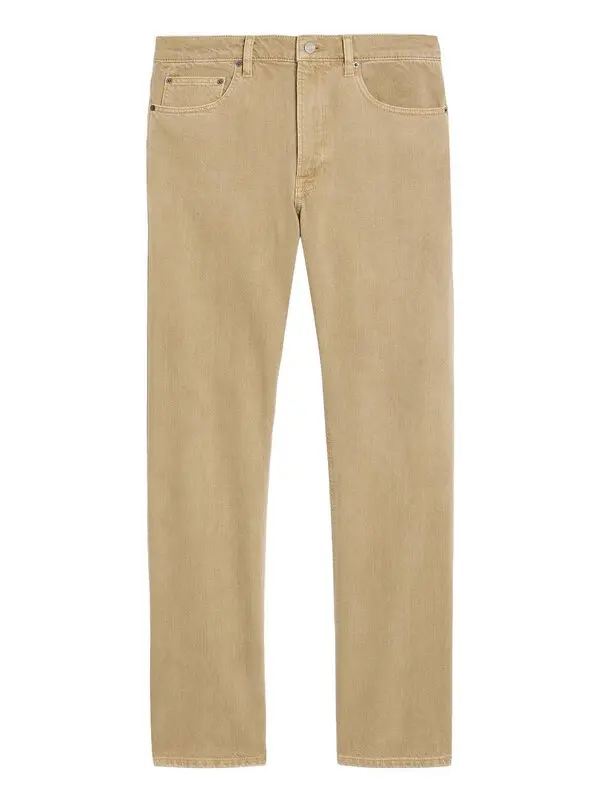 FRAME The Boxy Denim Jeans - Beige