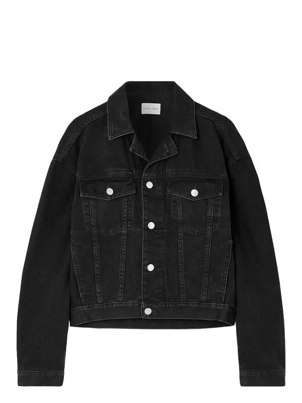 Veronica Beard Dave Denim Jacket - Charcoal