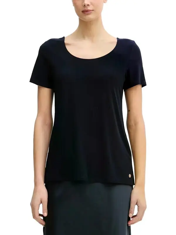 Joseph Ribkoff Button Detail Top - Blue
