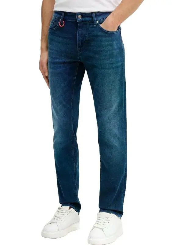 JOOP! Mitch Ring-detail Jeans - Blue