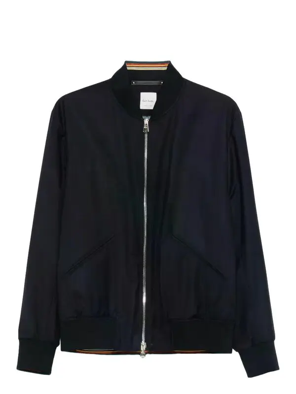 Paul Smith Zip-up Bomber Jacket - Blue