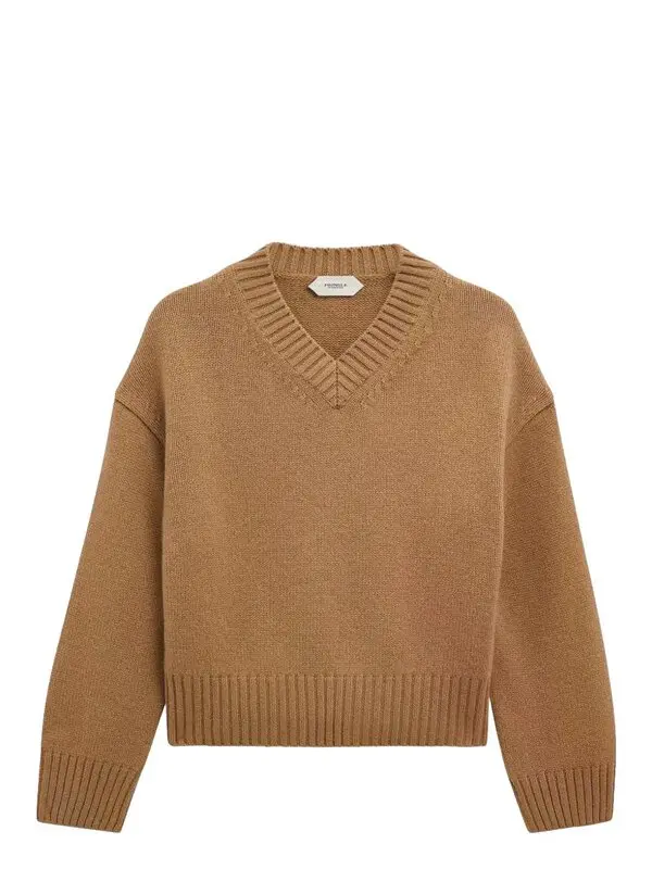 Pringle Of Scotland V-neck Cashmere Sweater - Brown