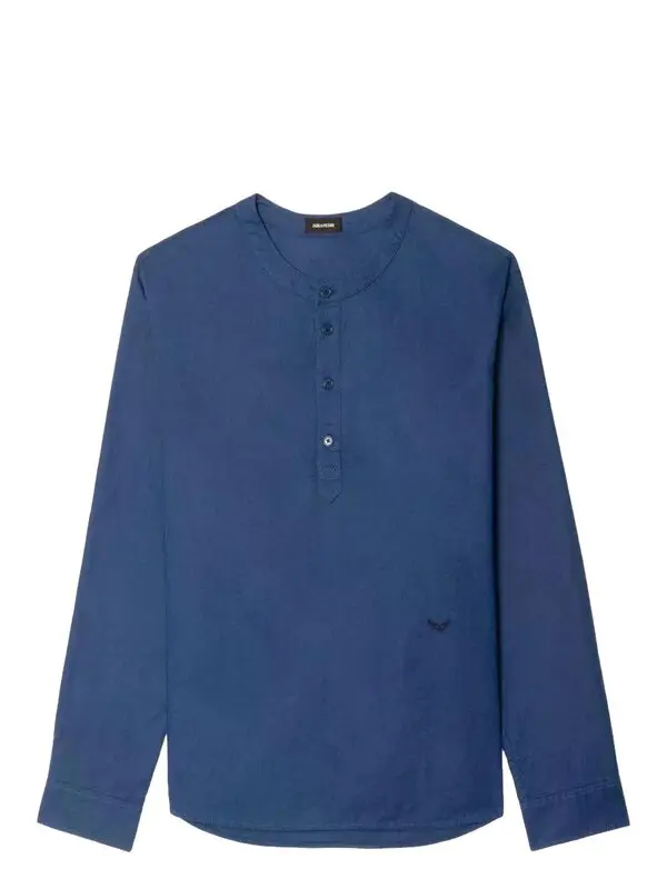 Zadig&Voltaire Buttoned T-shirt - Blue