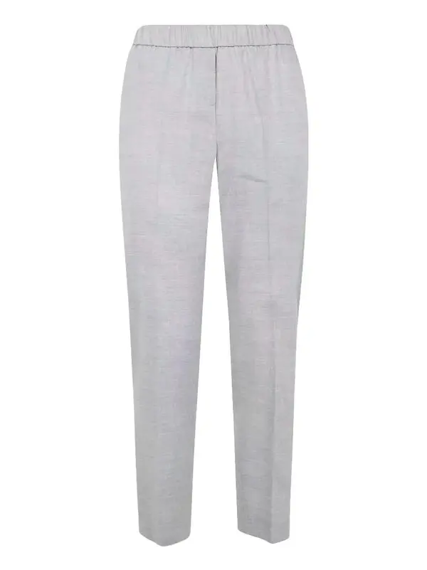 Peserico Elasticated-waist Trousers - Grey