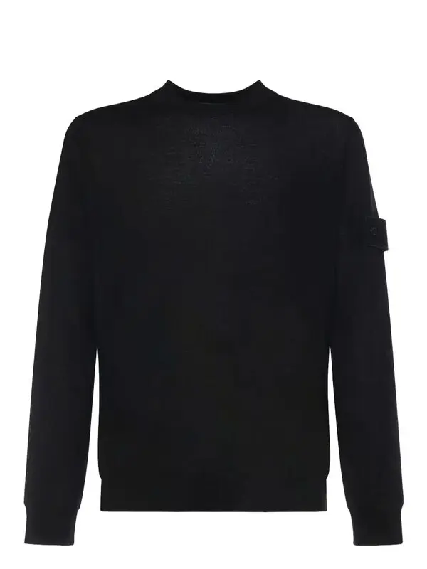 Stone Island Crew-neck Sweater - Black