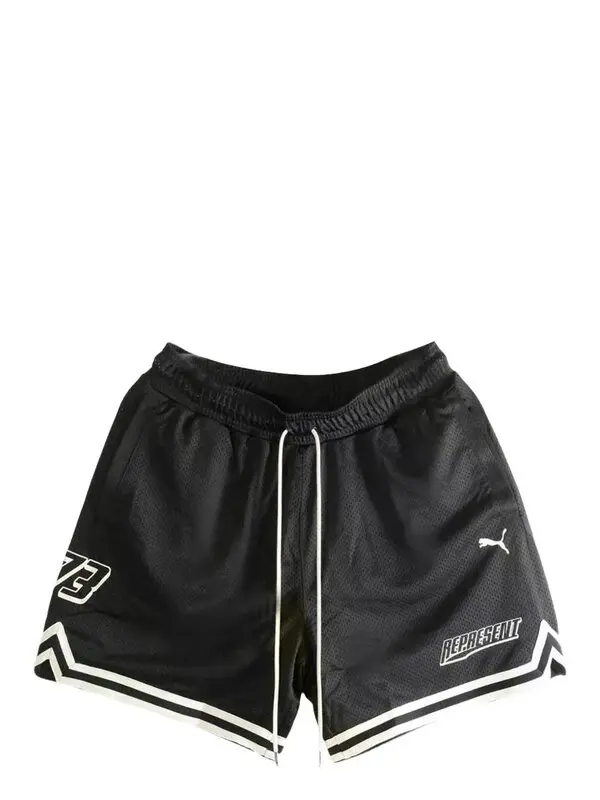 PUMA Striped Shorts - Black