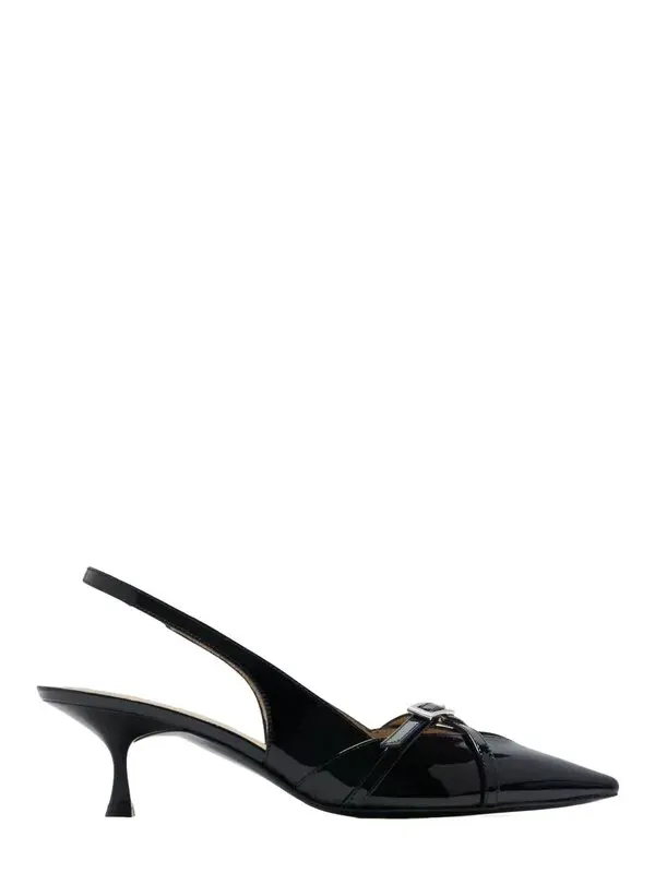 STUART WEITZMAN Georgie Buckle-strap Pumps - Black