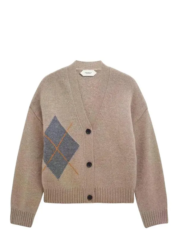 Pringle Of Scotland Argyle Cashmere Cardigan - Neutrals