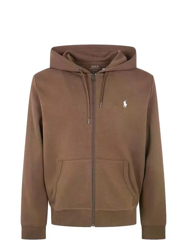 Polo Ralph Lauren Zip-up Hoodie - Brown