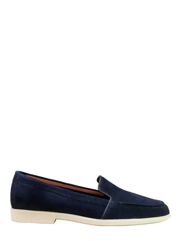 Santoni Round-toe Loafer - Blue