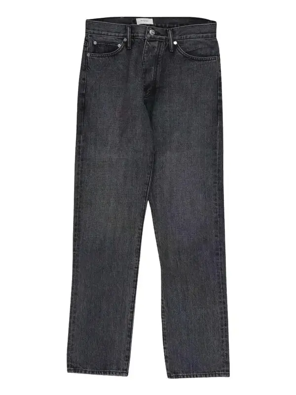 Rhude Straight-fit Denim Jeans - Grey