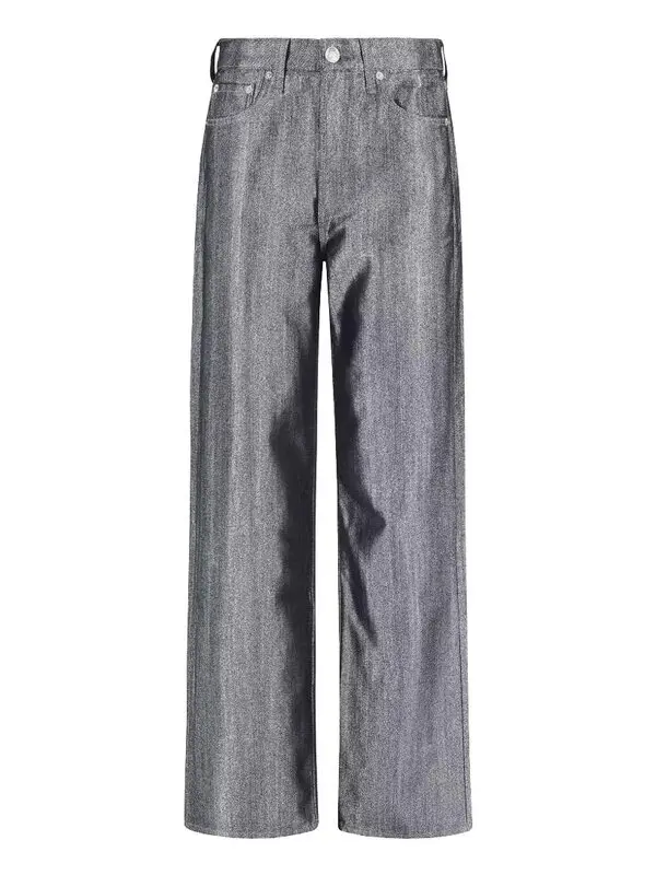 Rag & Bone Five-pocket Wide-leg Jeans - Grey