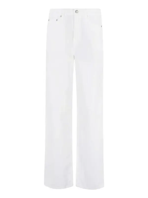 Rag & Bone Logan Wide-leg Jeans - White