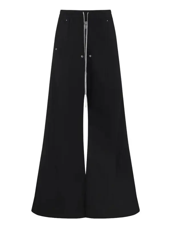 Rick Owens Flared Track Pants - Black