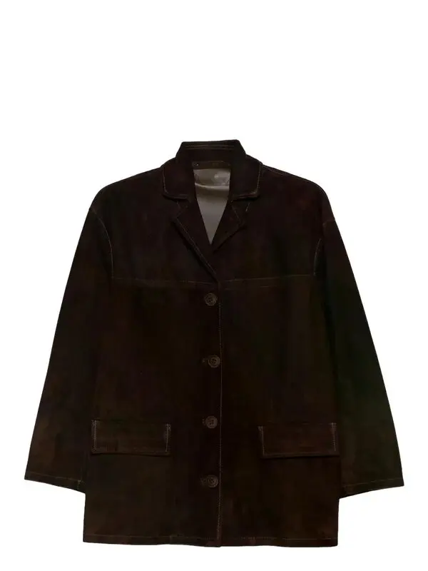 SALVATORE SANTORO Patch-pocket Jacket - Brown