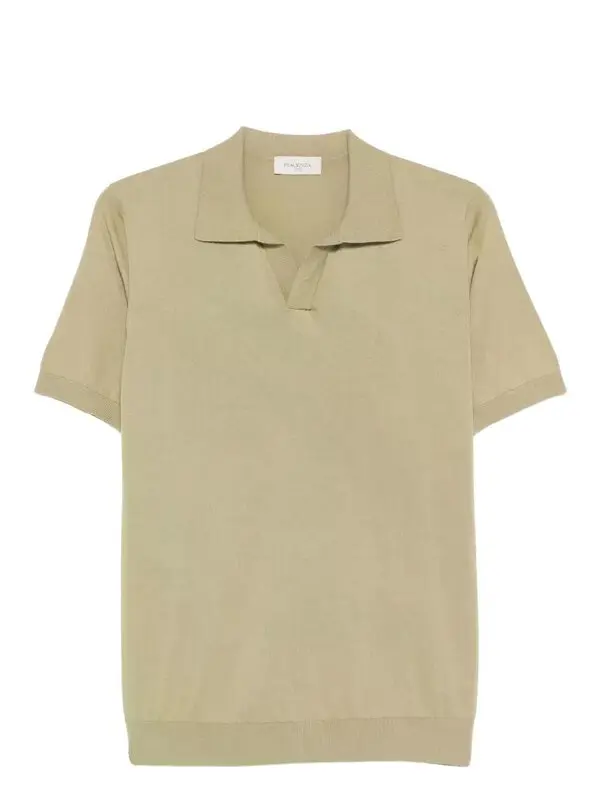 PIACENZA CASHMERE 1733 Sailor Cotton Polo Shirt - Green