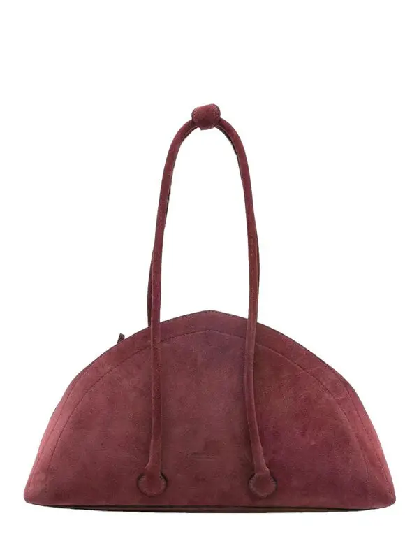 FEDERICO CINA Suede Shoulder Bag - Red