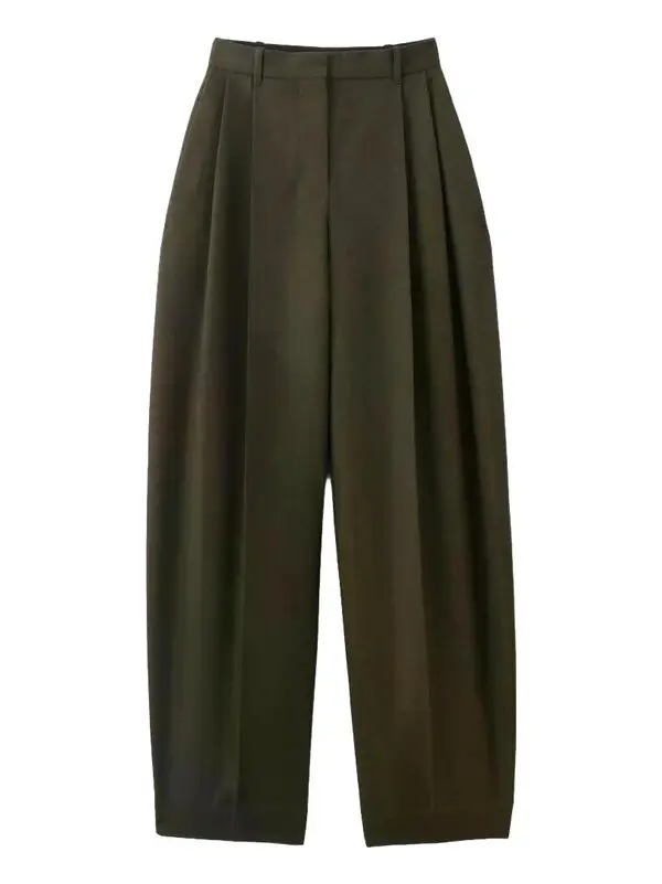 Jacquemus Pleated Tailored Trousers - Green