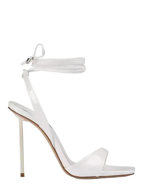 LE SILLA Nyra Tie-ankle Heeled Sandals - White