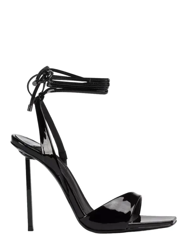 LE SILLA Nyra Tie-ankle Sandals - Black