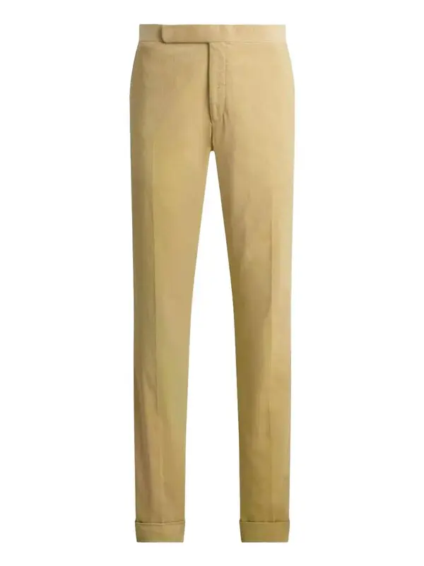 Ralph Lauren Purple Label Corduroy Welt-pocket Trousers - Neutrals