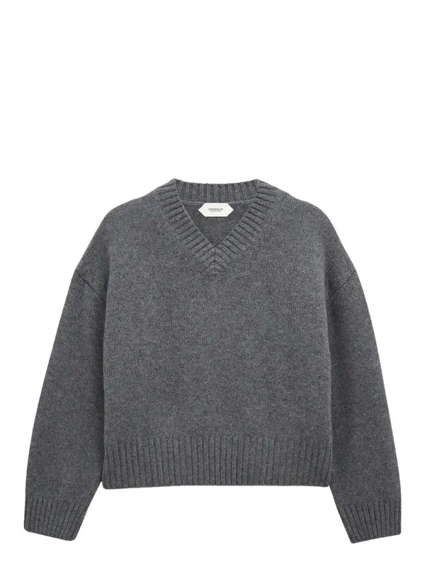 Pringle Of Scotland V-neck Cashmere Sweater - Grey