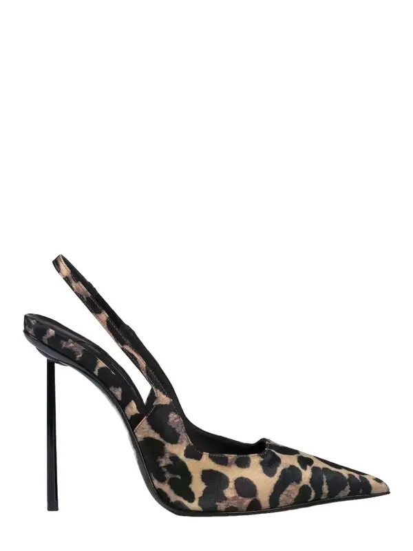 LE SILLA Amelia Leopard-print Slingback Pumps - Neutrals