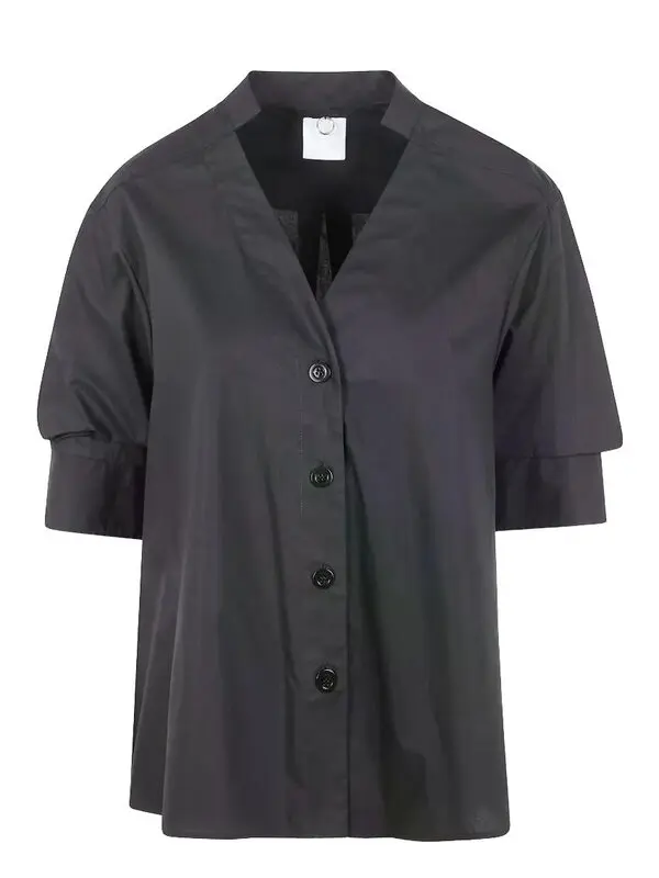 Mantū Short-sleeve Shirt - Black