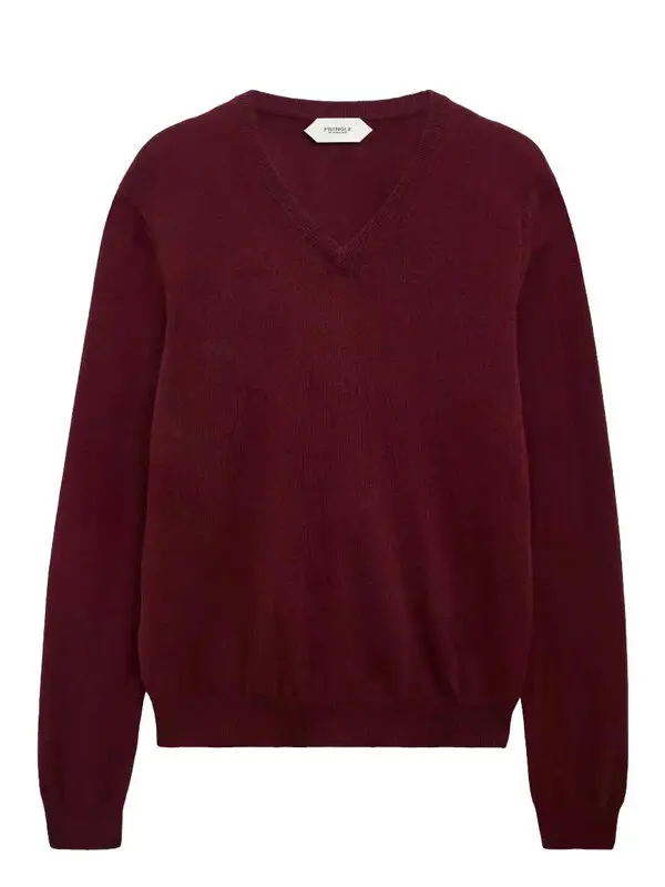 Pringle Of Scotland V-neck Cashmere Sweater - Red