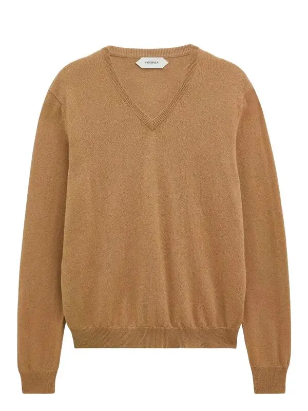 Pringle Of Scotland V-neck Cashmere Sweater - Neutrals