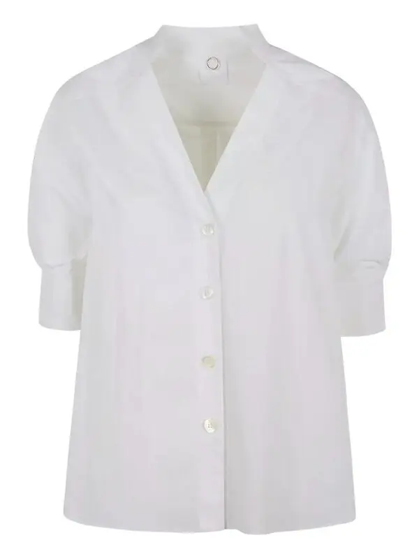 Mantū Puff-sleeve Shirt - White